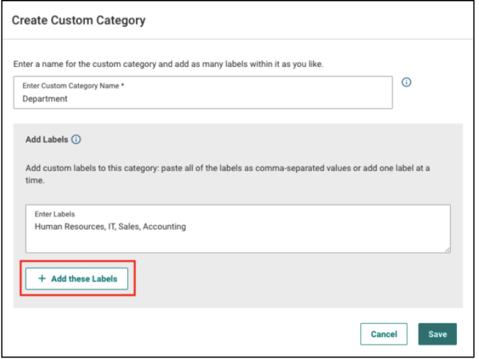 Achieve Connect- How to Set Categories/Labels